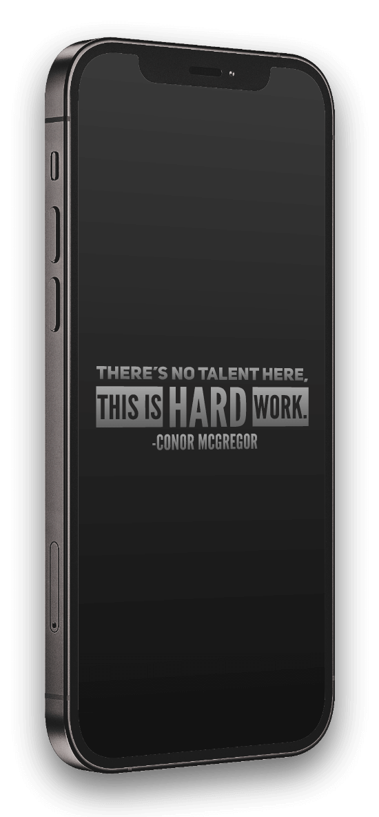 Custom screen protector - Tempered Glass - Conor Mcgregor - There’s no ...